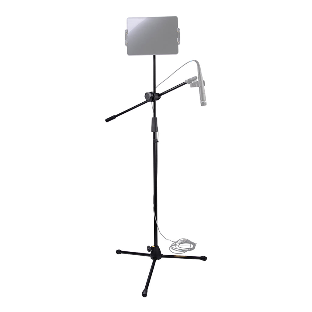 Hercules MS434B Stage Series 2 Way Mic Stand with 3 in 1 Boom Clamp ...