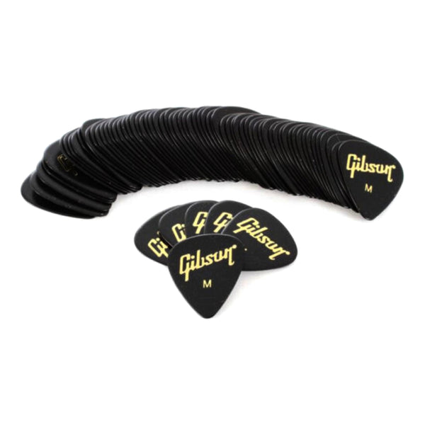 Gibson Standard Pick Pack (72 pcs. Black) Medium