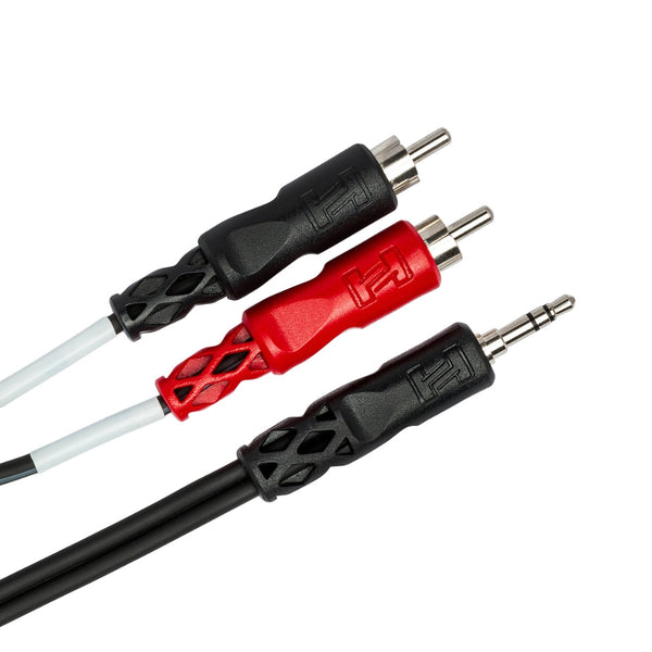 Hosa Technology 3.5 mm TRS to Dual RCA Stereo Breakout Cable 6ft