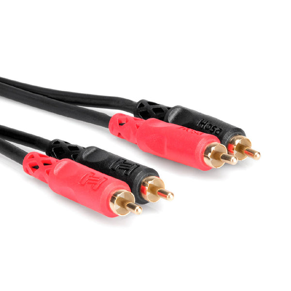 Hosa Technology Dual RCA to Same Stereo Interconnect Cable Gold Plated