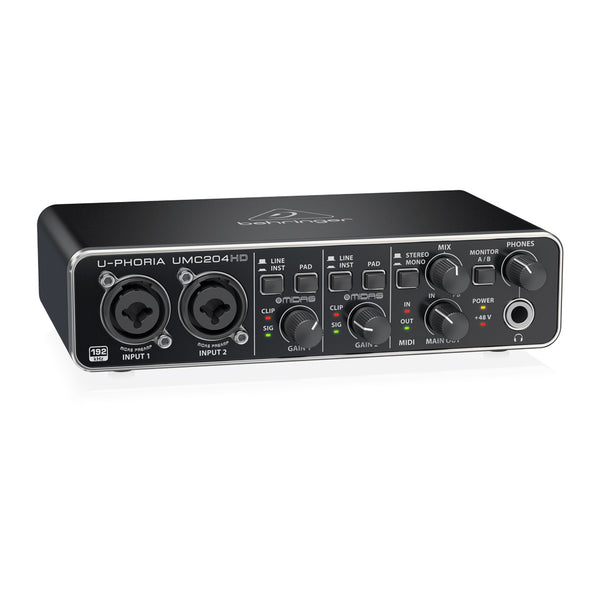 Behringer U-Phoria UMC204HD Interface - Sky Music