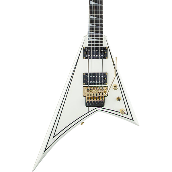 Jackson Pro Series Rhoads RR3 - Ivory With Black Pinstripes - Ebony