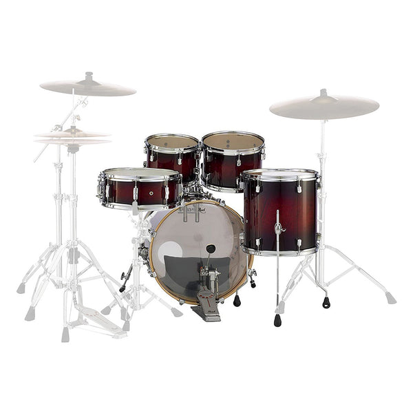 Pearl Decade Maple 5-Piece Shell Pack - Gloss Deep Red Burst - Sky Music