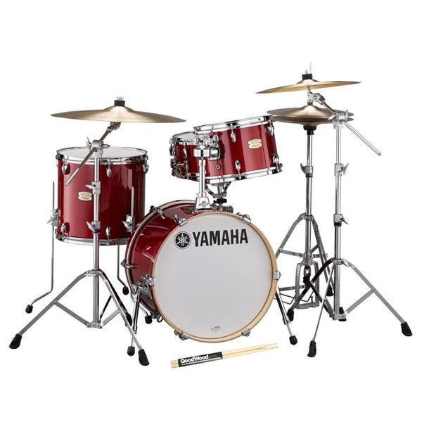 Yamaha Stage Custom Bop Kit with Hardware Pack - Cranberry Red