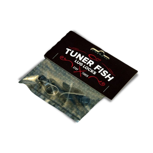 Tuner Fish Lug Locks Black 4 Pack